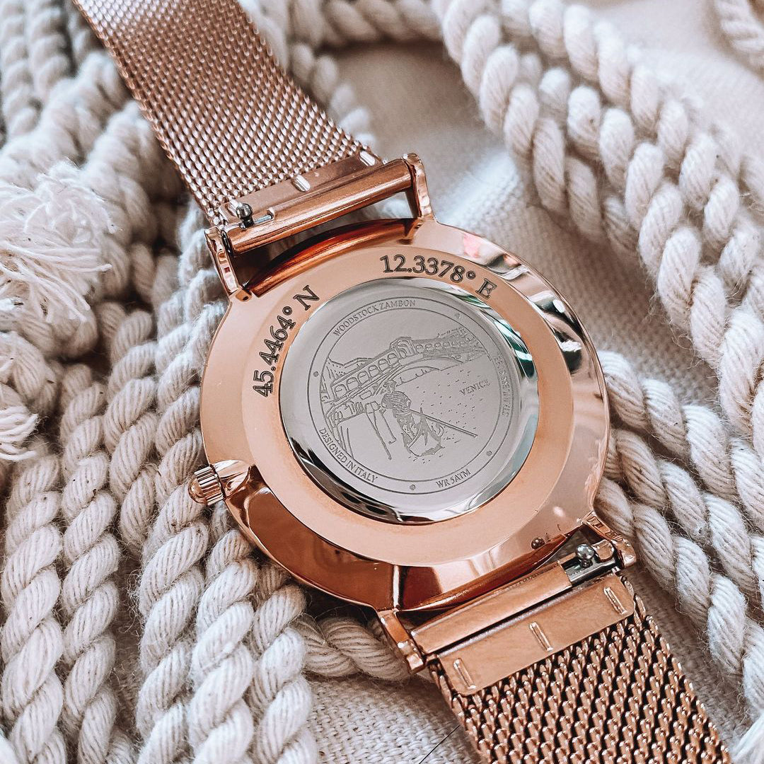 Sunset White ® Waterproof Watch - Limited Edition – WOODSTOCK ZAMBON