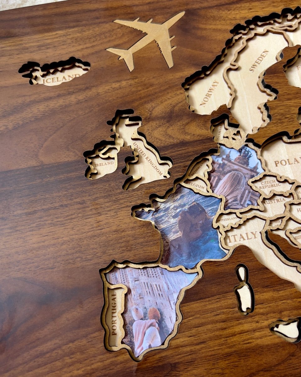 Memories Photos Europe Map – WOODSTOCK ZAMBON